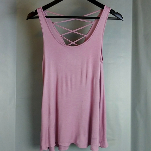 Hippie Rose | Tops | Hippie Rose Xs Oversized Workoutmuscle Tank Criss ...